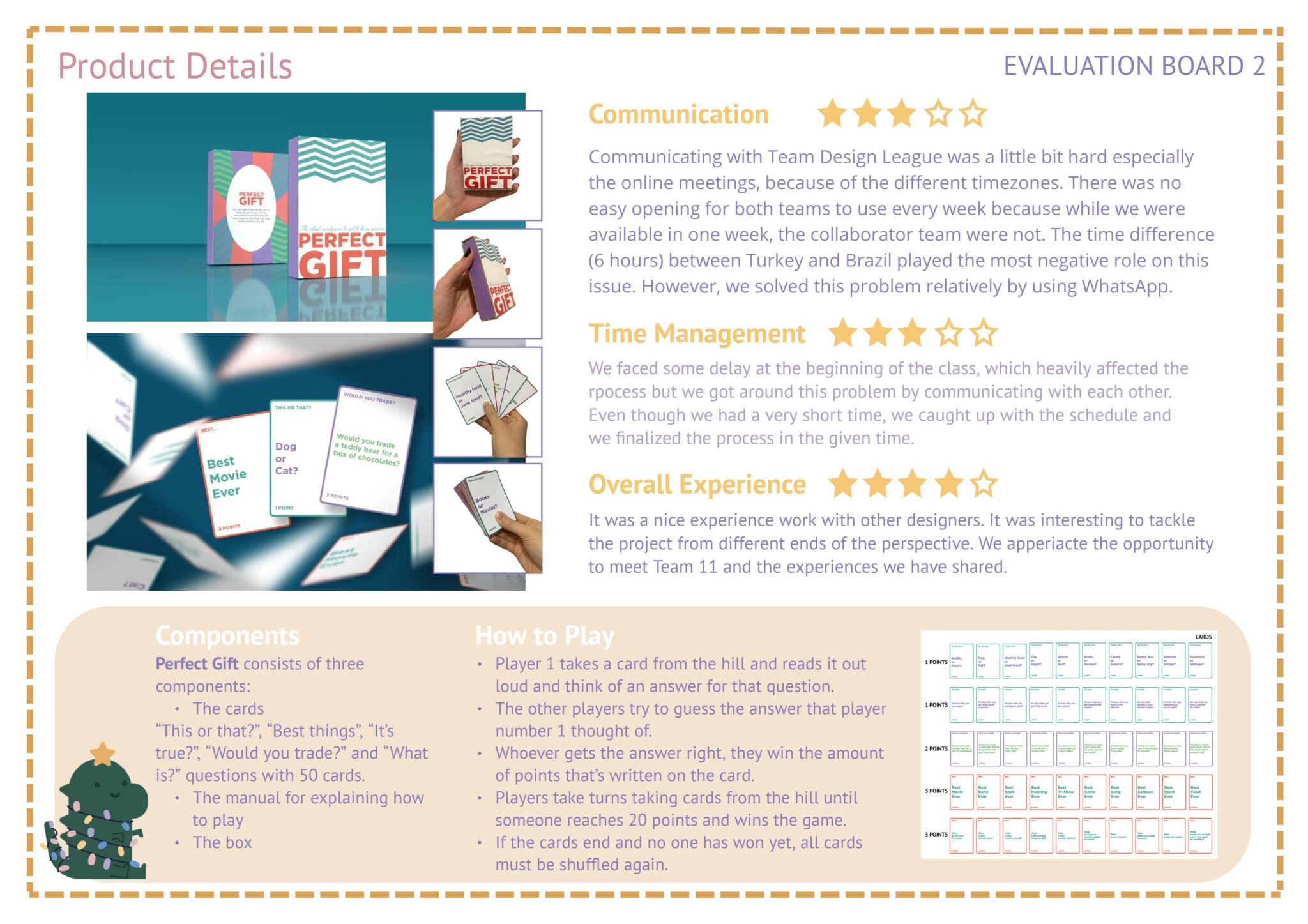 Evaluation Boards - Design Team 11 | The Global Studio 2021